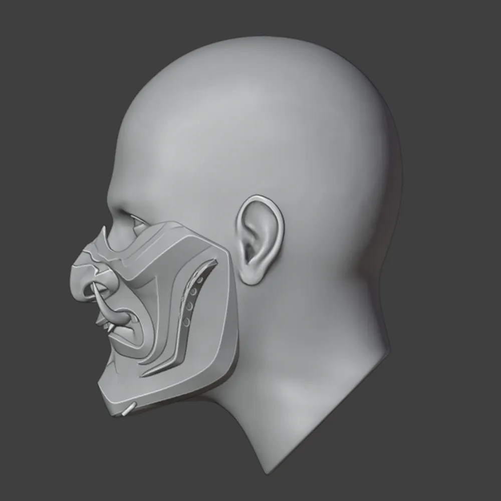 Guardians Scowl - Ghost of Tsushima mask by ShQ@r.Ok MakerWorld ...