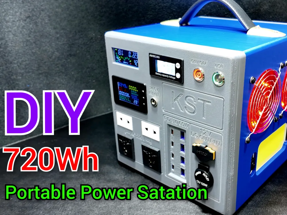 DIY Portable Power Station 720Wh - LiFePO4 battery by KenhSangTao.COM ...