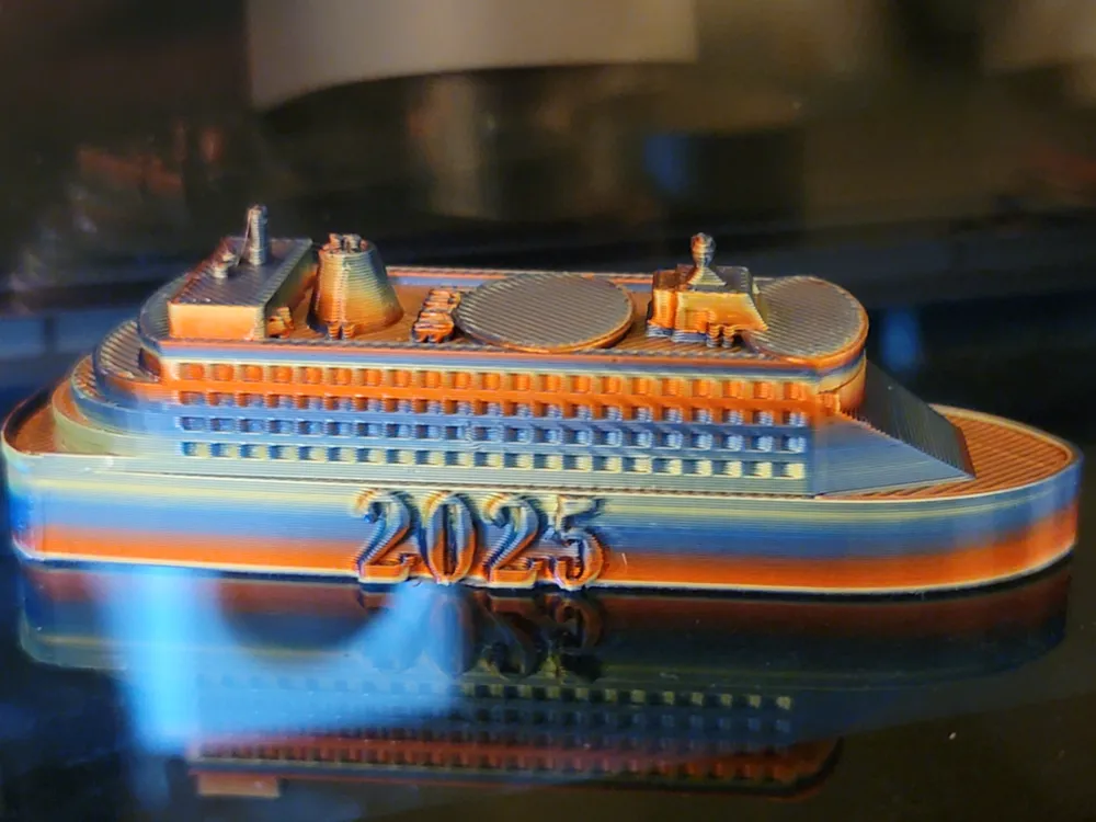 Cruise Ship, 2025, 2026, Blank - Free 3D Print Model - MakerWorld