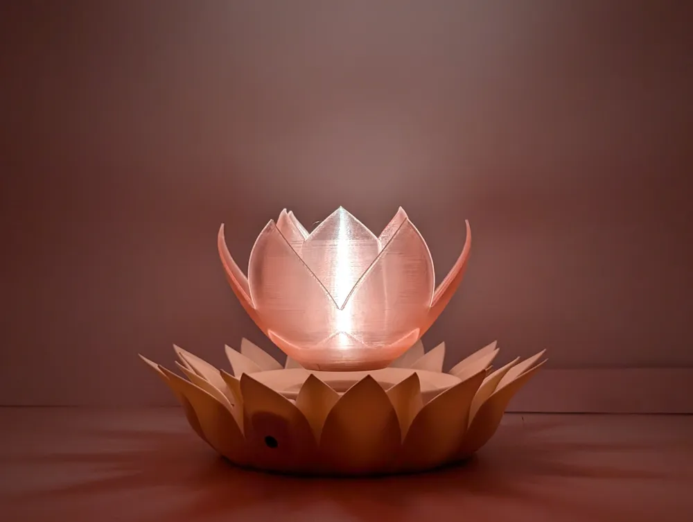 Levitating Lotus - Levitation Set, Tealight or RGB by Modular Mapping ...