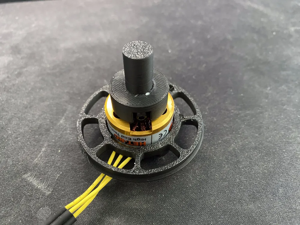 BLDC Motor Mount for 3D Printed Jet Engine Remixed by Joe King ...