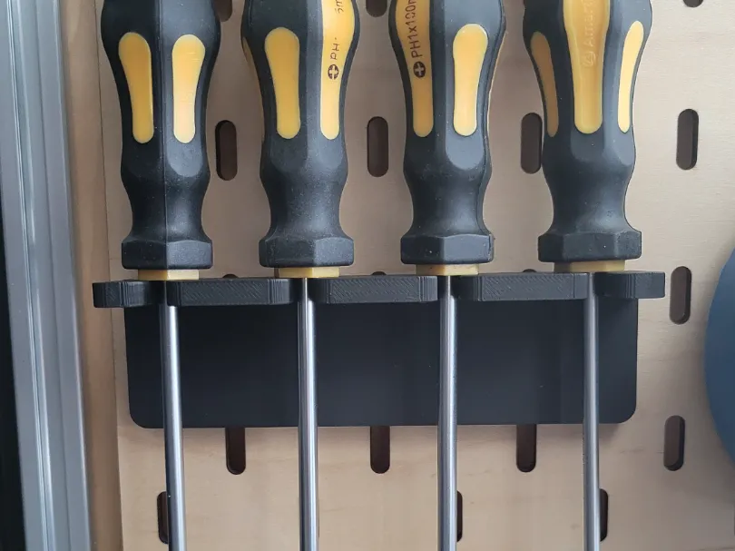 Skadis Board - Screwdriver Mount by Robert Skinner MakerWorld: Download Free 3D Models