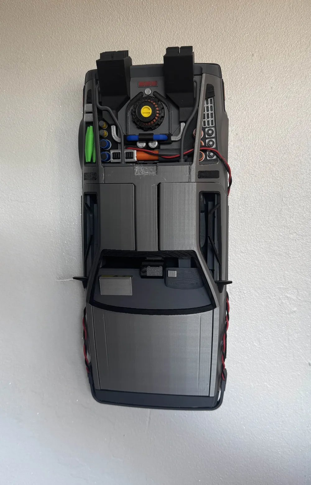 DeLorean Time Machine wall mount by Ohan MakerWorld: Download Free 3D ...