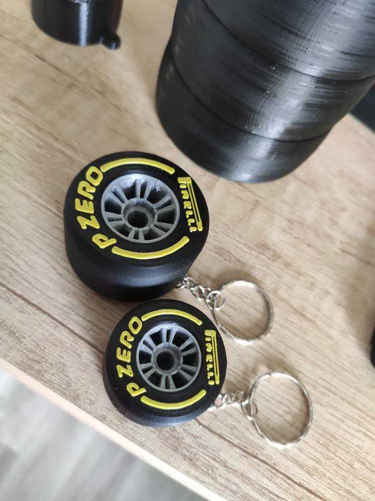 F1 wheel keychain by joskabuben - MakerWorld