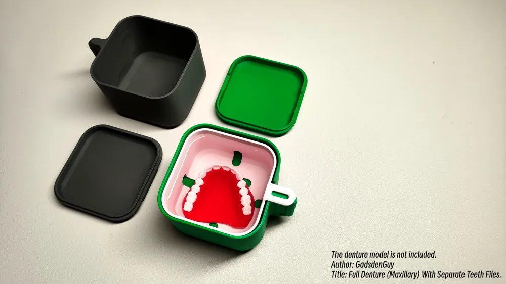 Denture Case - Free 3D Print Model - MakerWorld