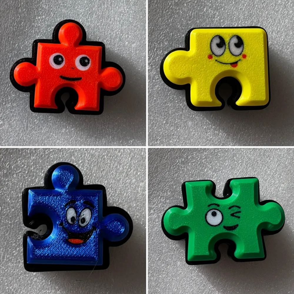 Puzzle Pals Clickers by 3DPrintsMom MakerWorld: Download Free 3D Models