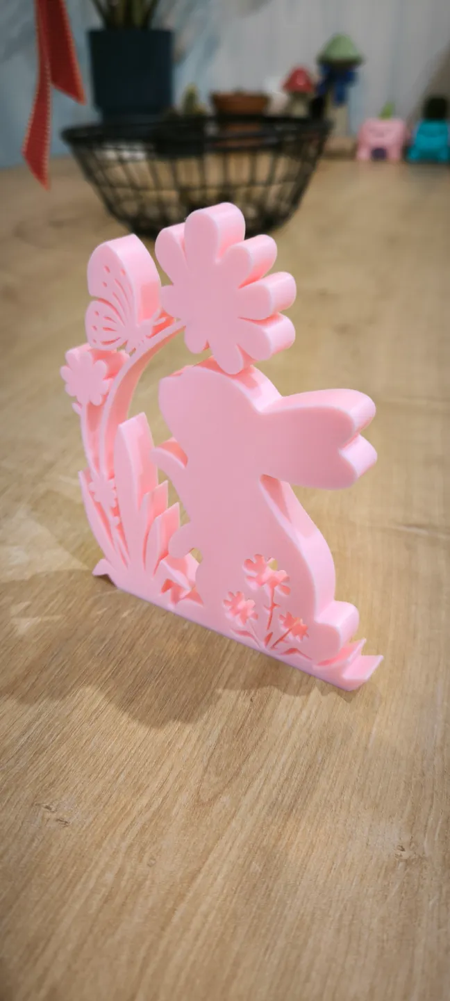 Easter Bunny Decoration - Free 3D Print Model - MakerWorld