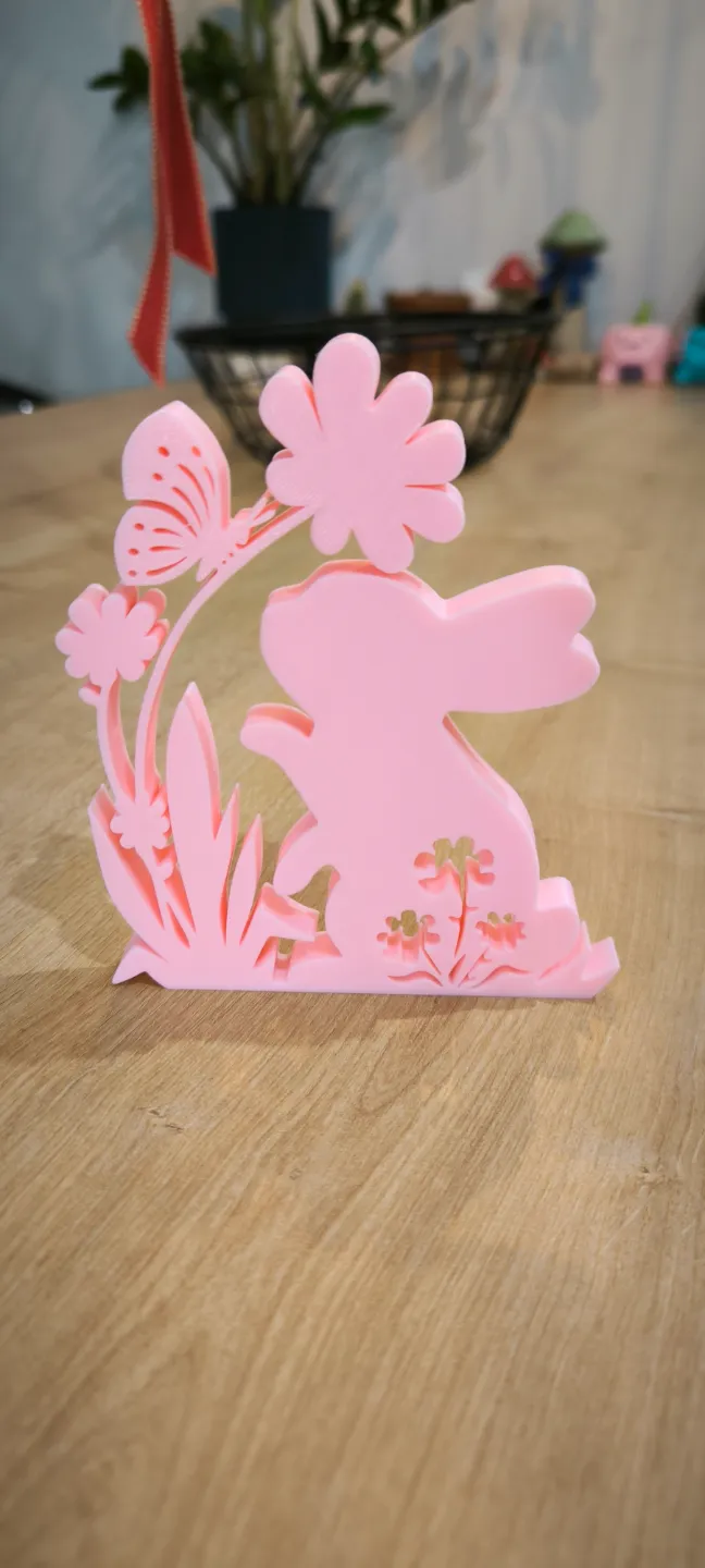 Easter Bunny Decoration - Free 3D Print Model - MakerWorld