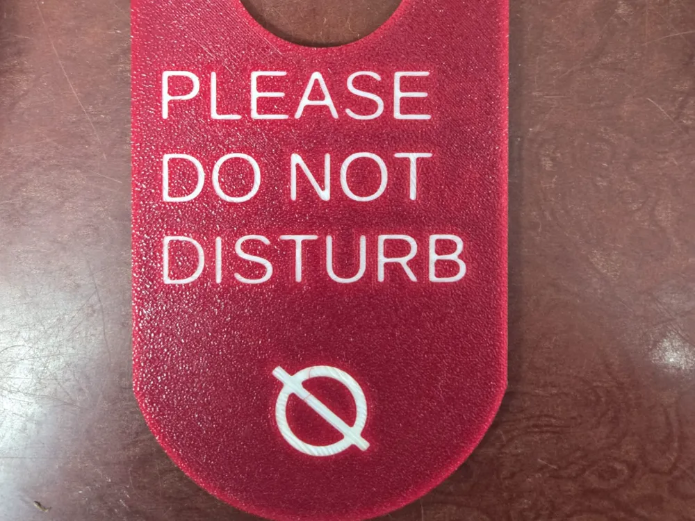 Do not Disturb Hotel Sign V2 by Sovocai - MakerWorld