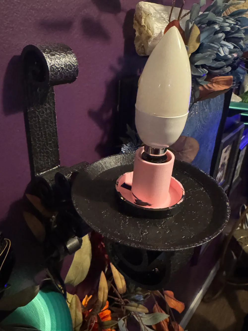 Crystal Wall Sconce with E12 Bulb Fitting by Zach MakerWorld: Download ...