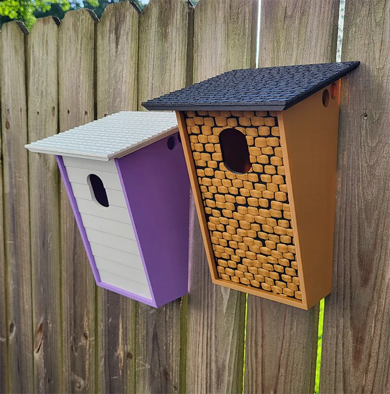 Shingled Bluebird House. - Free 3D Print Model - MakerWorld