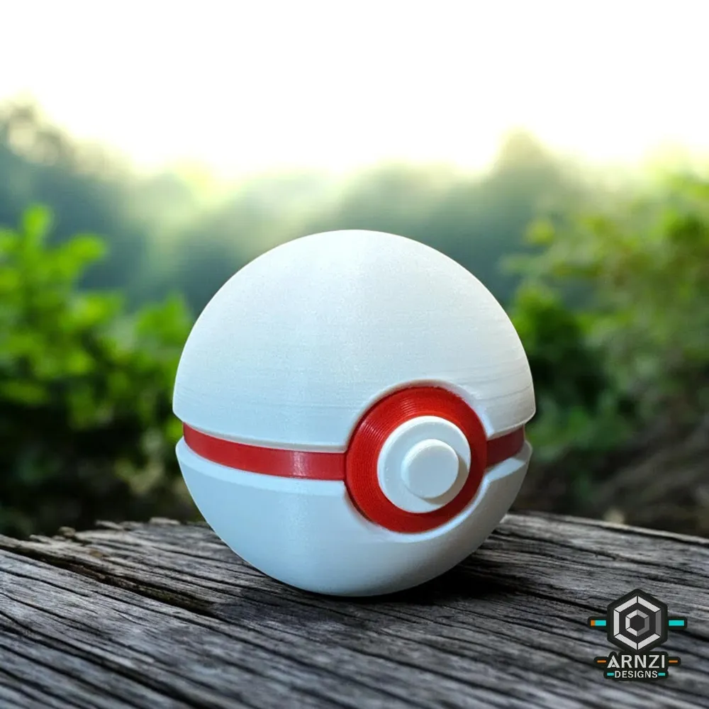 Premier Ball - Pokémon Model by Arnzi Designs MakerWorld: Download Free ...