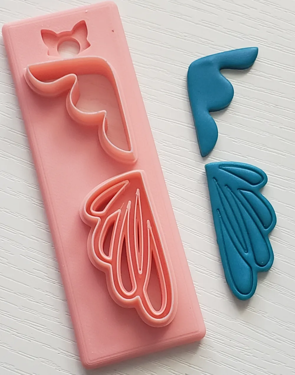 "Kyrie" Abstract Polymer Clay Earring Cutter by The Pudgy Art Bandit ...