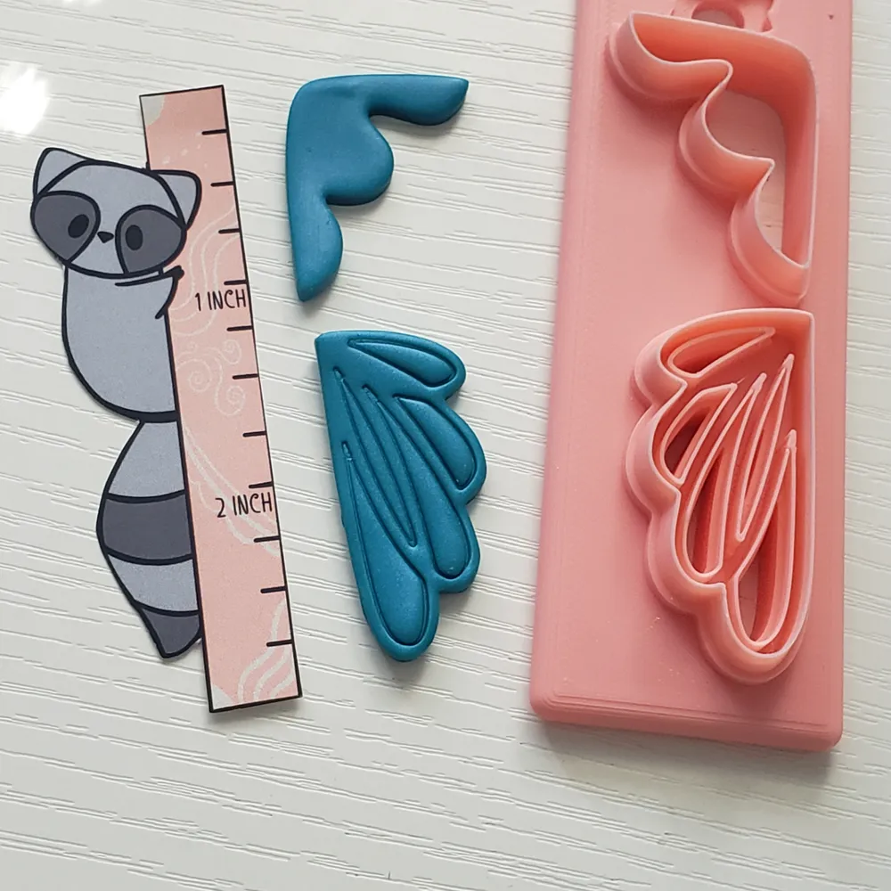 "Kyrie" Abstract Polymer Clay Earring Cutter by The Pudgy Art Bandit ...