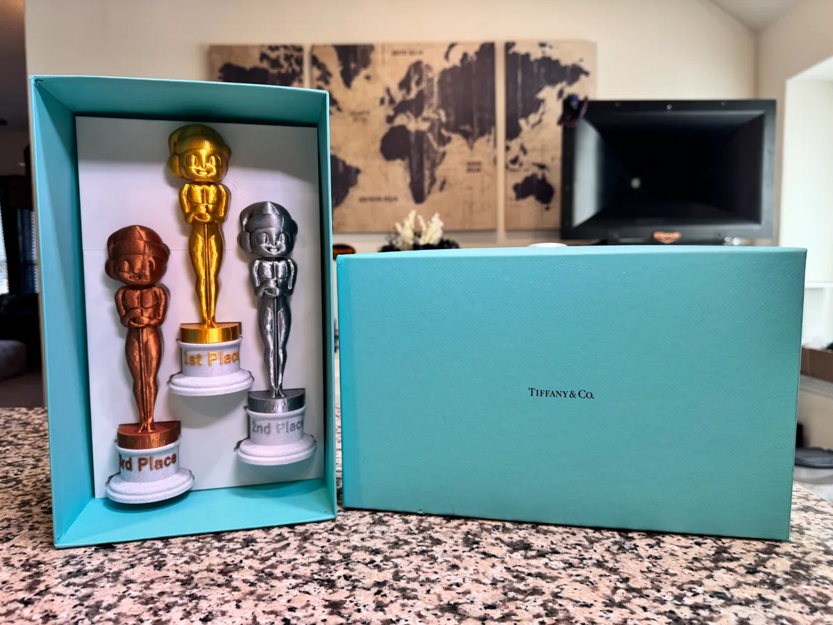 Gingerbread man competition trophies 1st 2nd 3rd by AndrewNiedringhaus ...