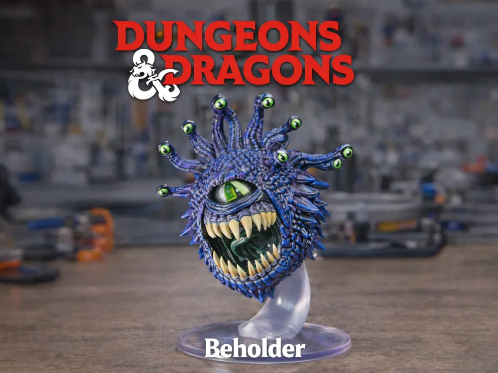 Beholder - Dungeons a Dragons figure - Free 3D Print Model - MakerWorld