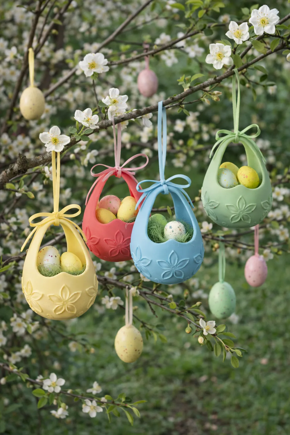 Hanging Baskets for Easter Bush - Free 3D Print Model - MakerWorld