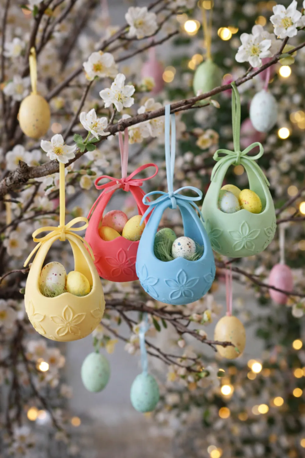 Hanging Baskets for Easter Bush - Free 3D Print Model - MakerWorld