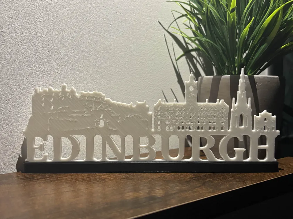 Edinburgh - Skyline decoration - Free 3D Print Model - MakerWorld