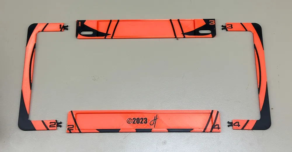 Pumpkin License Plate by SpectreGadget - MakerWorld