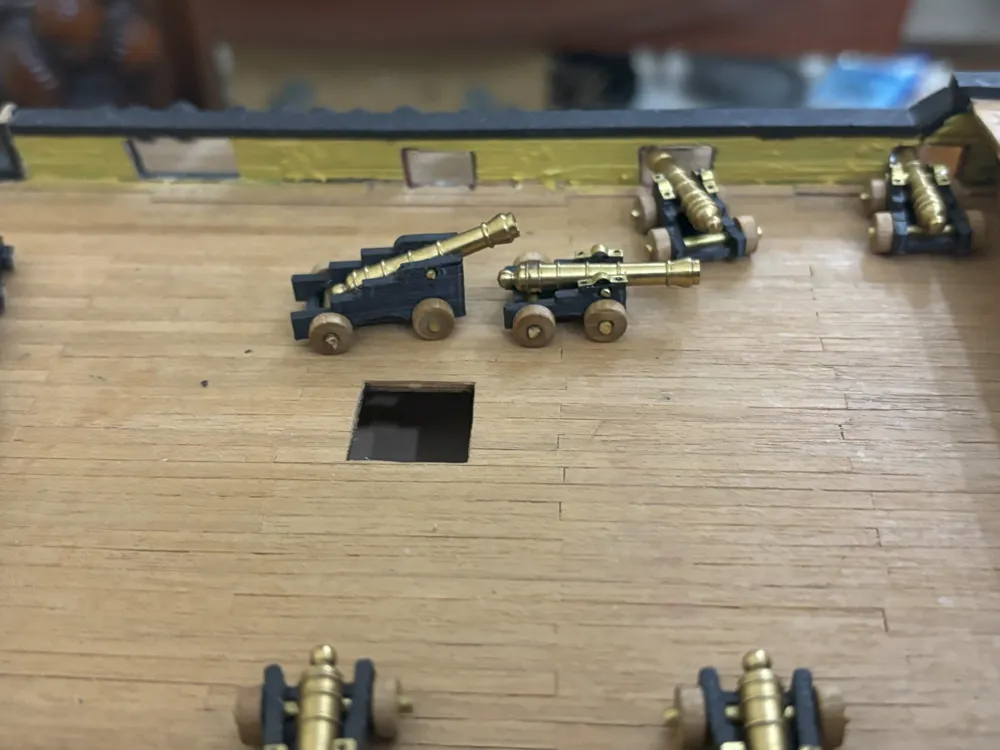 cannon structure with wheels hms victory by Alessio MakerWorld ...