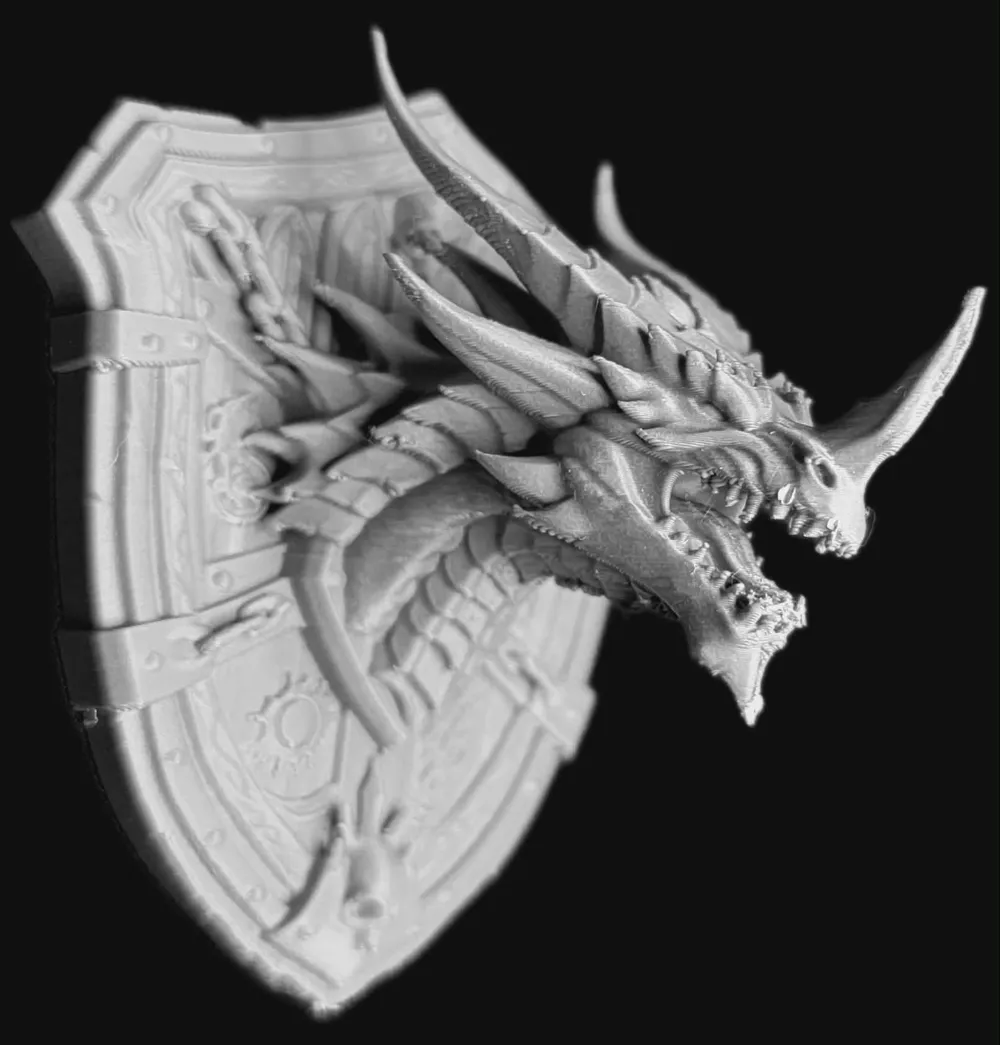 Blue Dragon Trophy | Magnetic - Free 3D Print Model - MakerWorld