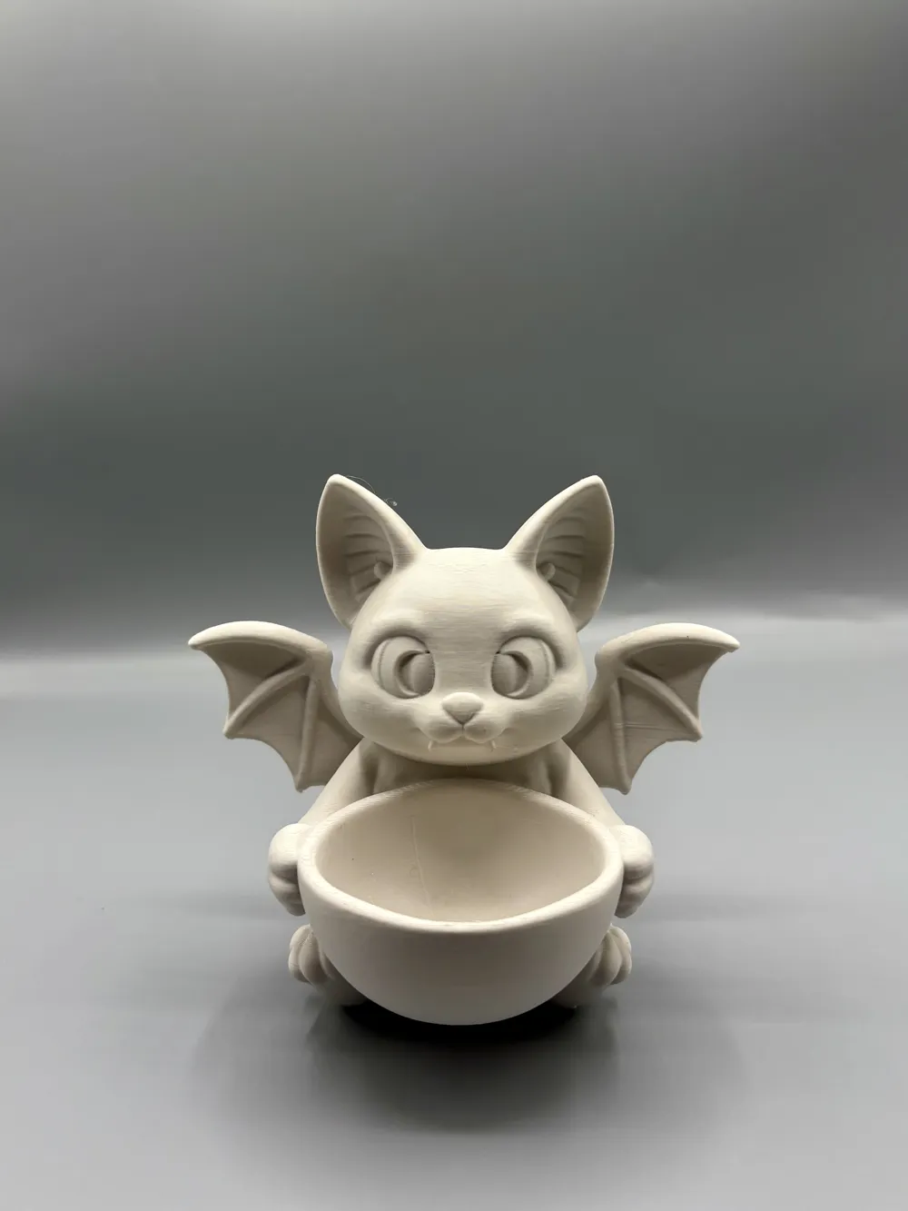 Cute Bat Halloween Candy Bowl - Free 3D Print Model - MakerWorld