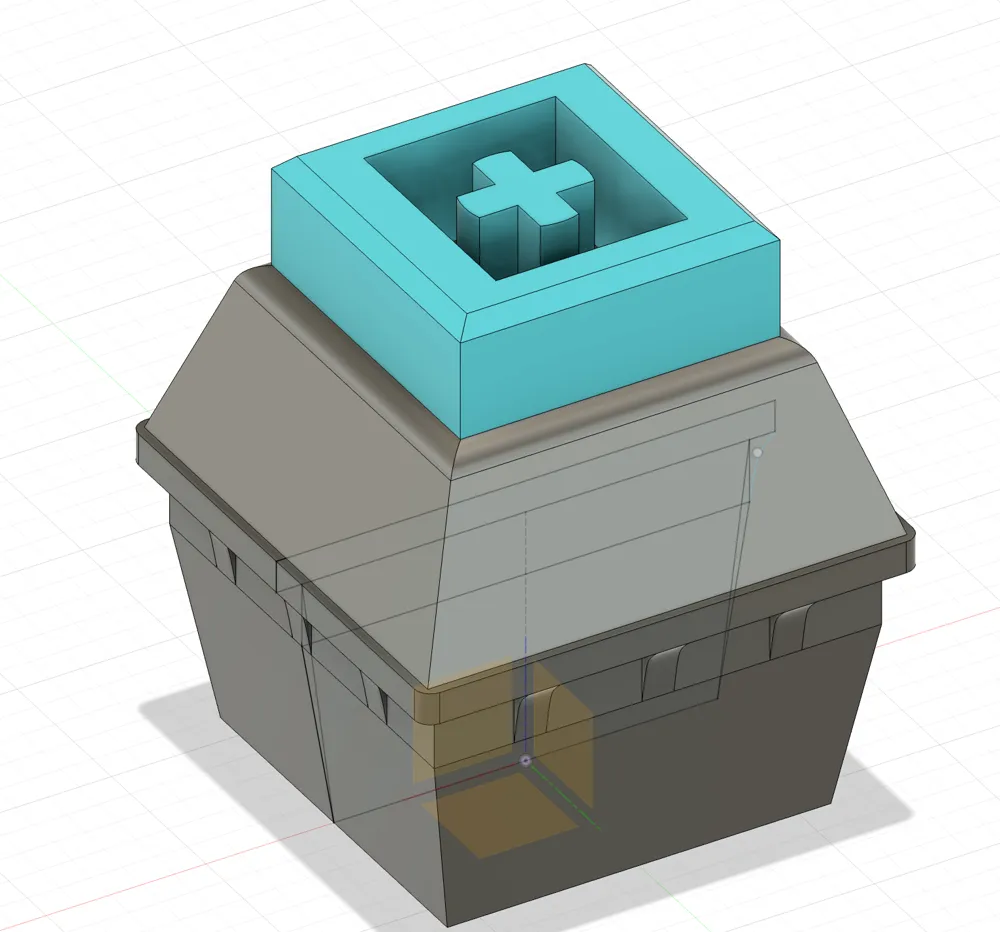 Fake MX Switch for fun or some kind of connector by Charles - MakerWorld