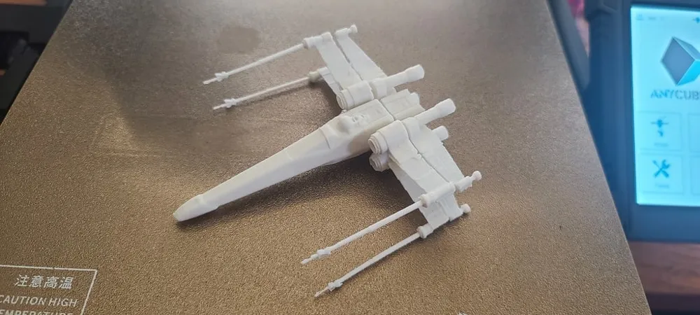 X-wing fighter scaled down laser cannons separated Remixed by ...