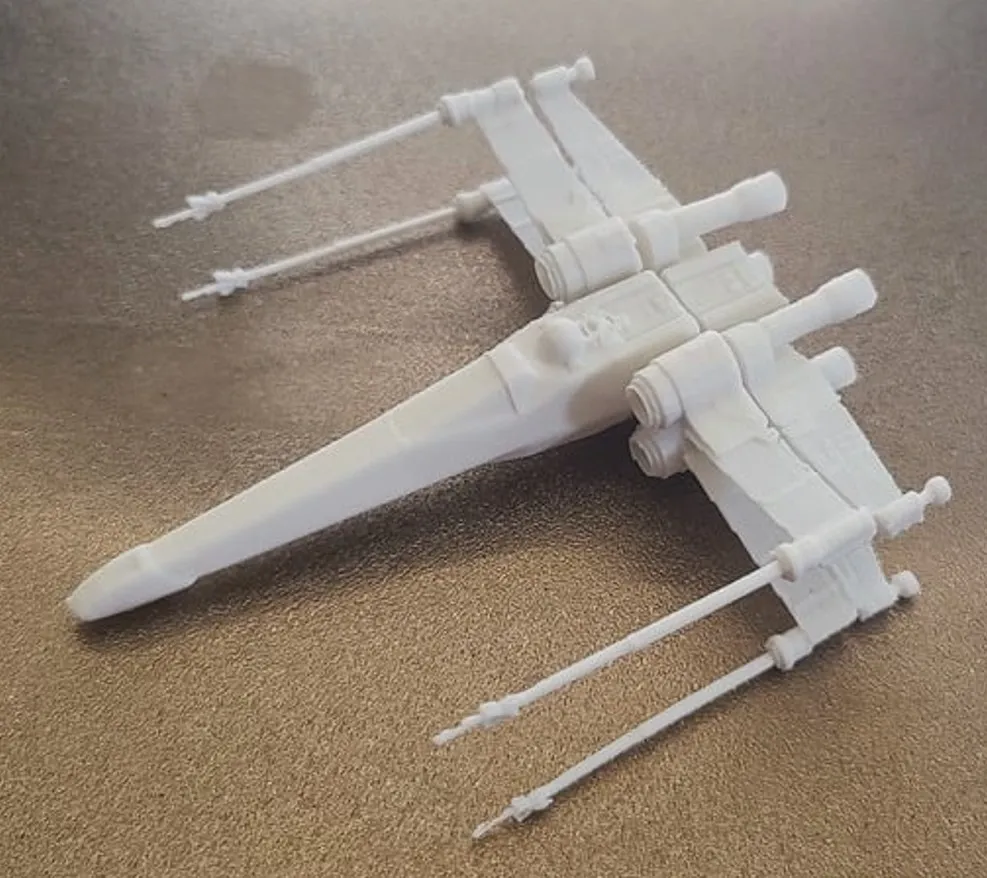 X-wing fighter scaled down laser cannons separated Remixed by ...