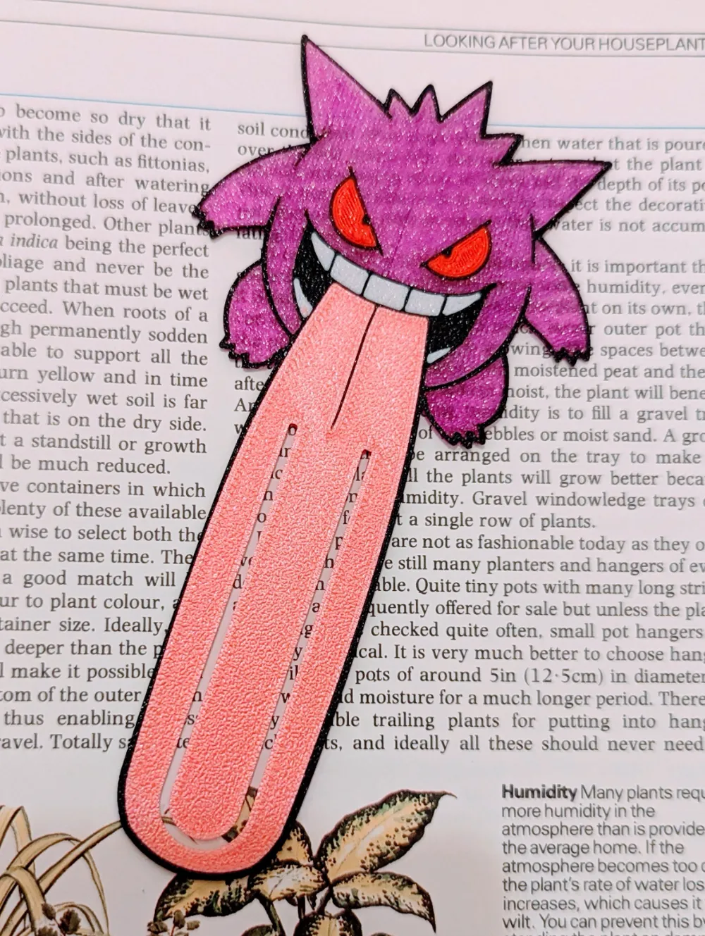 Gengar Bookmark - Free 3D Print Model - MakerWorld