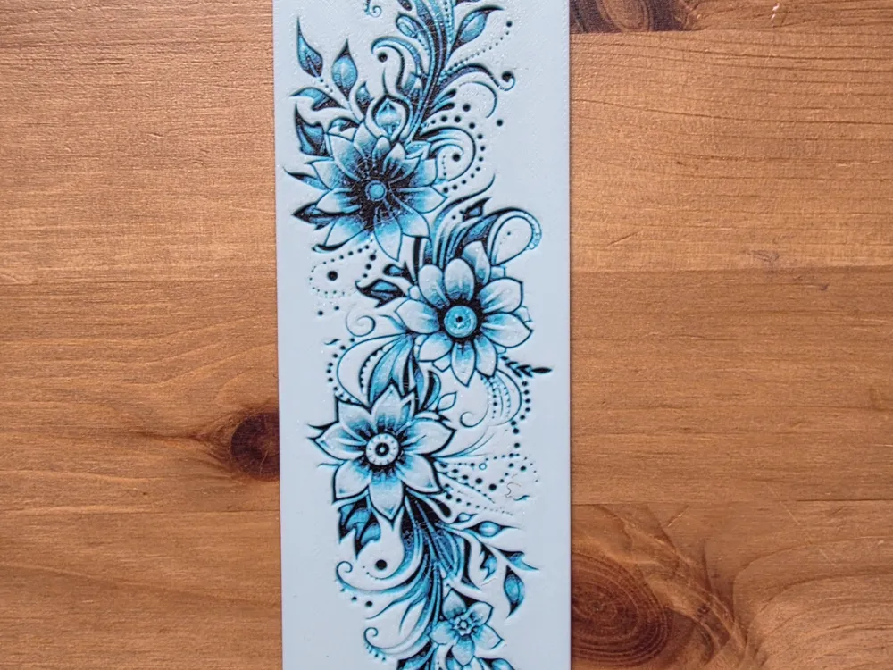 Flower Bookmark - Free 3D Print Model - MakerWorld