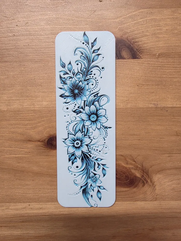 Flower Bookmark - Free 3D Print Model - MakerWorld