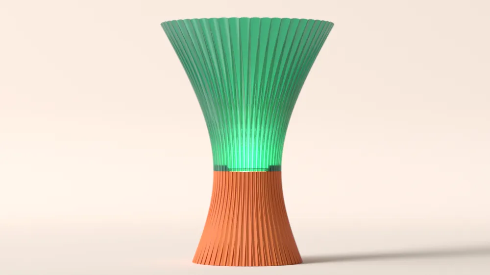 Modern Lamp. Beautiful uplighter. Wireless rgb by Abstractia Design ...