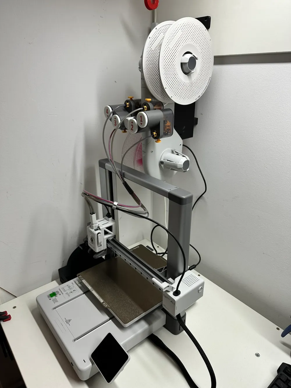 AMS lite wall mount by akristofic MakerWorld: Download Free 3D Models