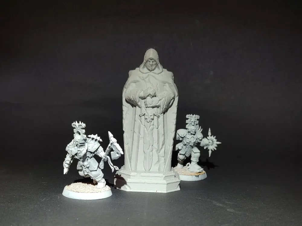 Hooded Guardian Statue - Free 3D Print Model - MakerWorld