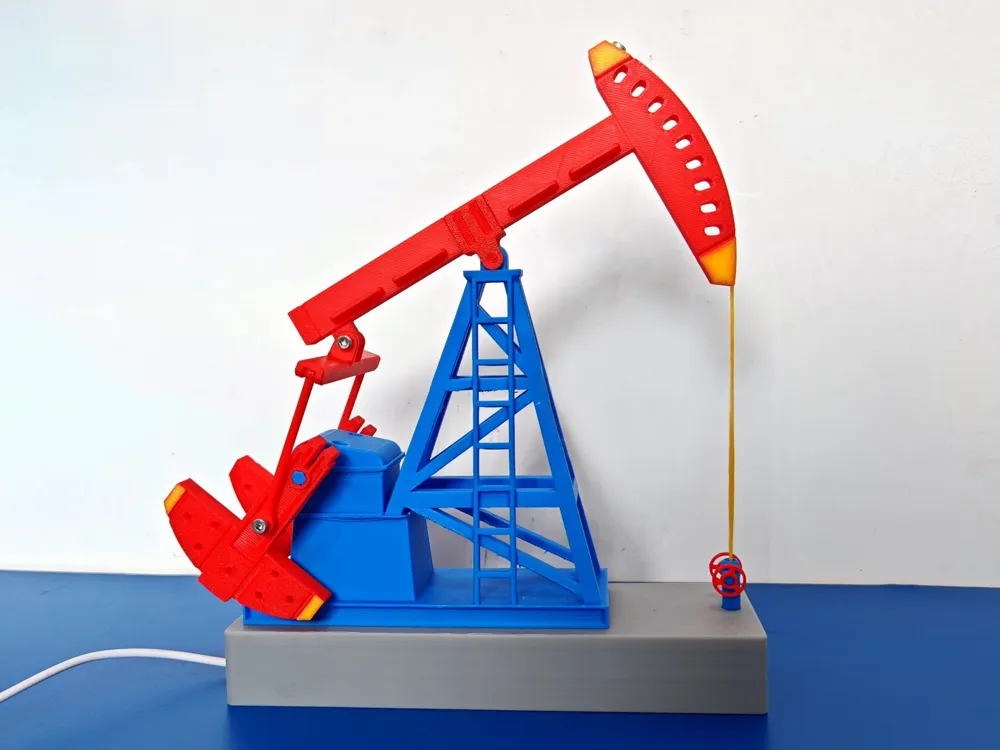 Oil City Memory Pumping unit，surface unit - Free 3D Print Model ...