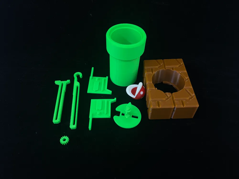 Planta Piranha do encanamento do Super Mário por SolidWorks魔方云学院 ...