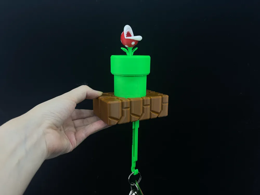 Super Mario pipe Chomper by SolidWorks魔方云学院 MakerWorld: Download Free ...