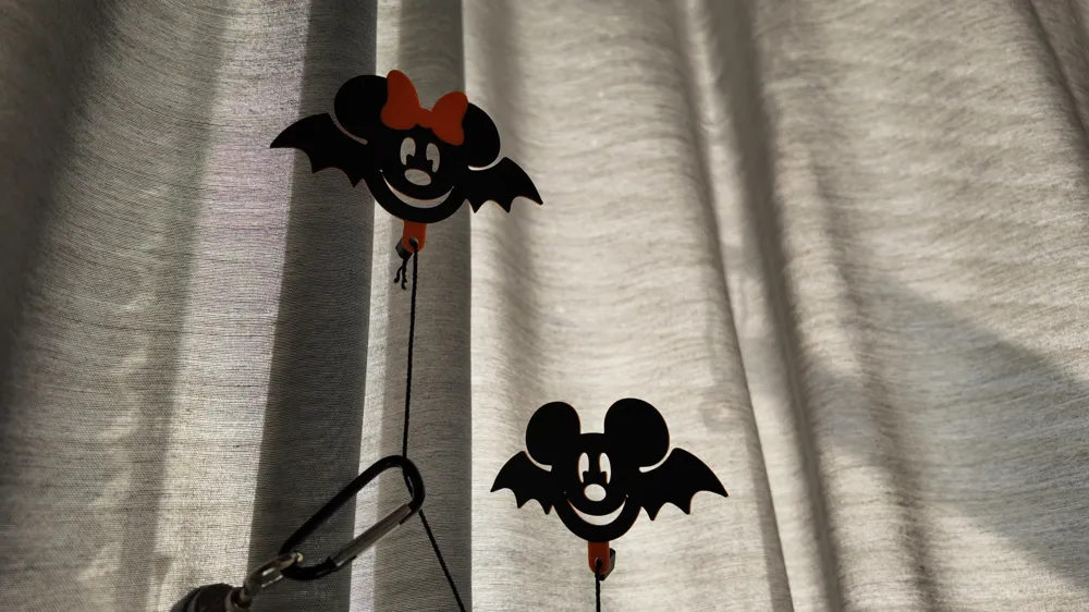 Mickey&Minnie bat Halloween design by Wendyhuan123.CA - MakerWorld