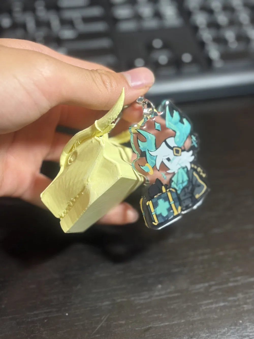 Clay WOF Keychain by Downloadhistory MakerWorld: Download Free 3D Models