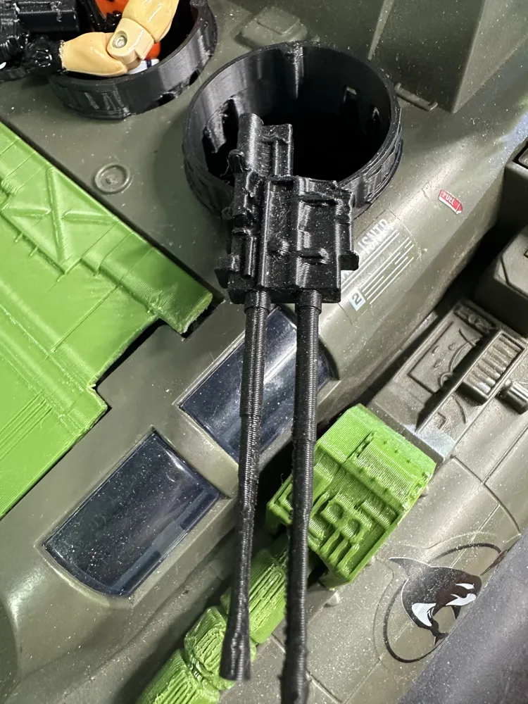 GI Joe Killer Whale Hover Craft Turret Replacement by Forrest ...