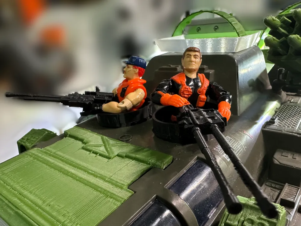 GI Joe Killer Whale Hover Craft Turret Replacement by Forrest ...