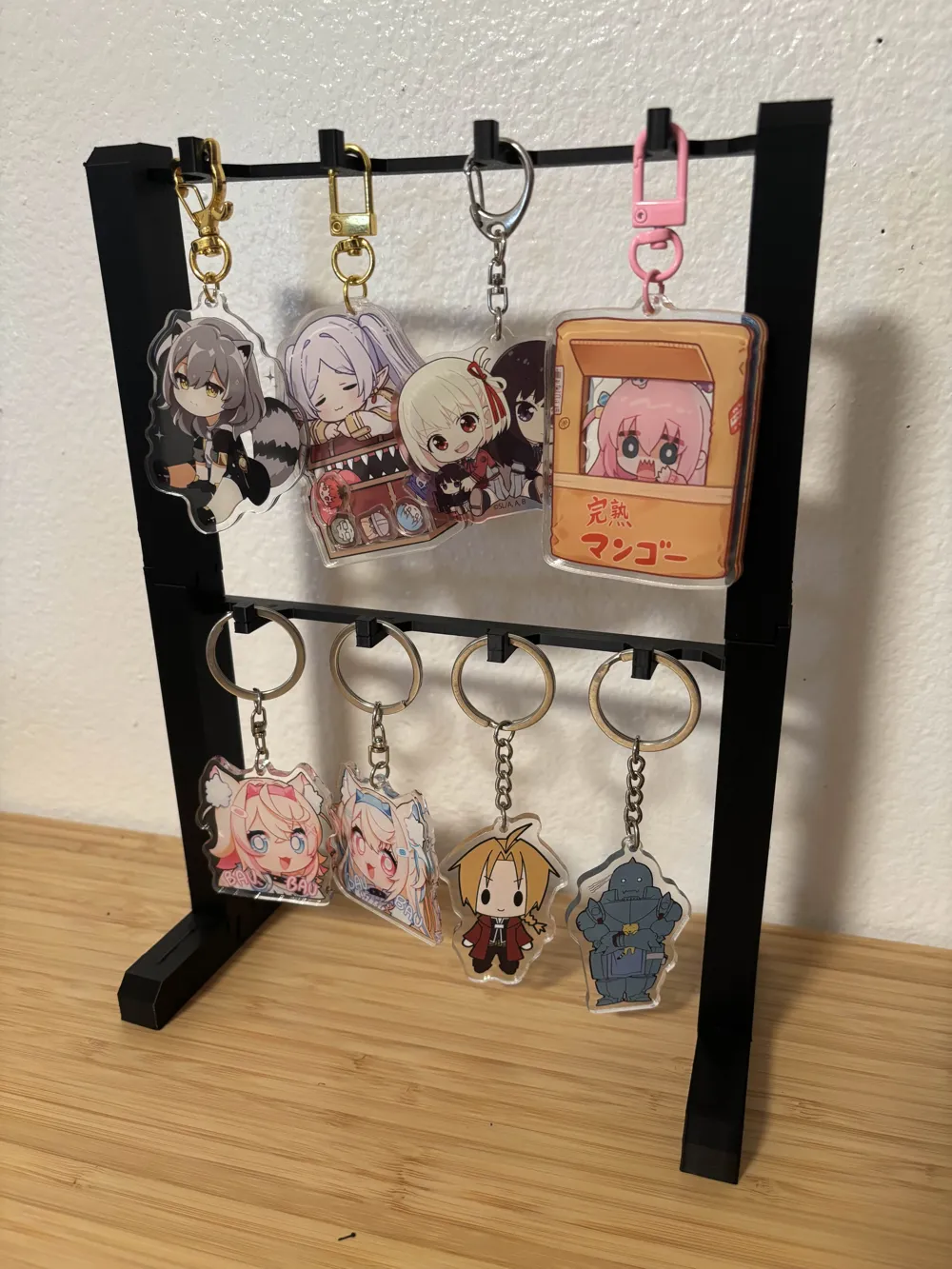 Keychain Display Stand - Free 3D Print Model - MakerWorld