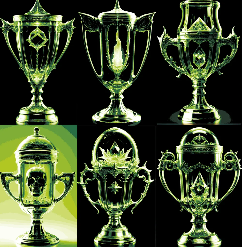 2D Art : Trophy Series Vol.1 Green Set For Trophy Contest by StatusD112 ...