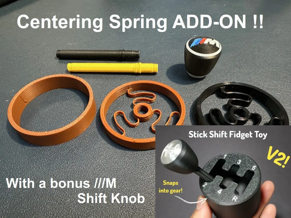 Centering spring addon (StickShift Fidget Toy V2) Remixed by SigOS ...