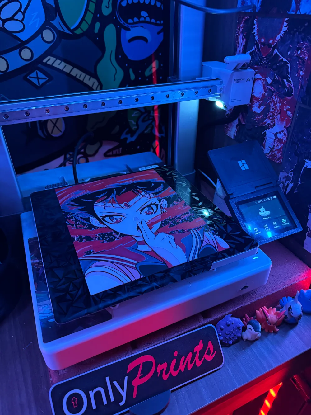 Sailor Mars Original Art Hue Forge by Melted Plastic - MakerWorld