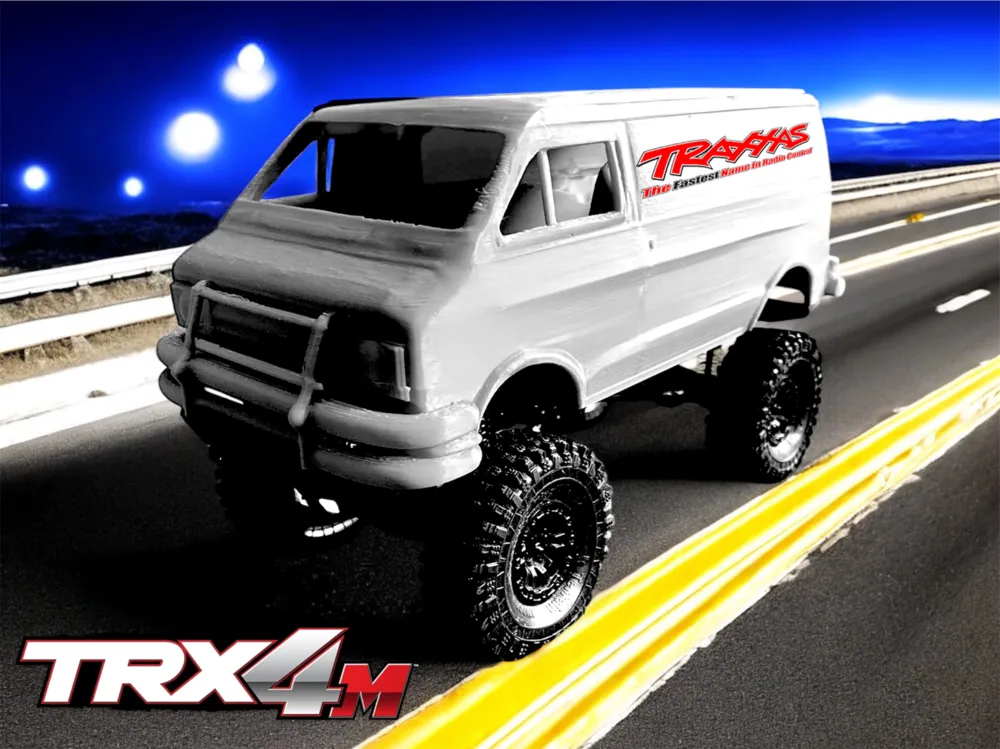 Carrozzeria Traxxas Rc TRX4M Van da Major League Mods MakerWorld: Scarica Modelli 3D Gratuiti