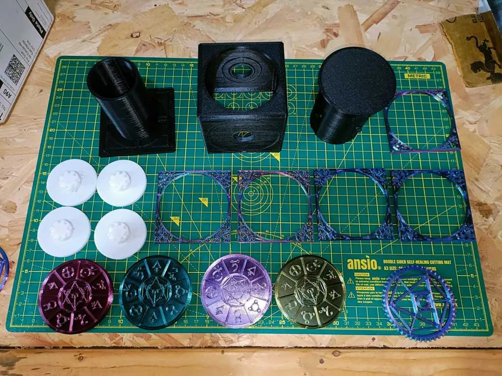 Alchemist's Cube - Puzzle Combination Box by NeveroddoreveN MakerWorld ...