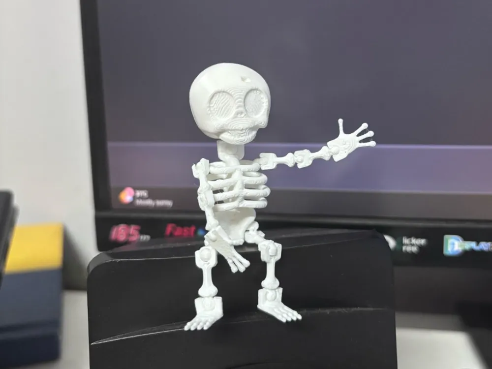 Smiling Mini Skeleton With pookie by Yokes MMakerWorld: Download Free ...